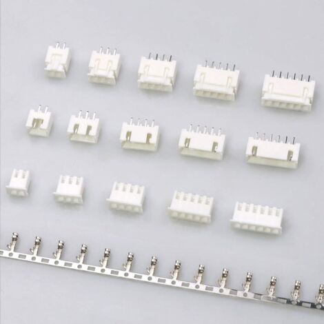 JST-XH Stecker Kit 230 Stück 2/3/4/5 Pin Männlich und Mutter Stecker PH ...