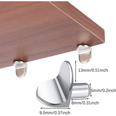 50x Einlegeboden Halter, L Form Bodenträger für Einlegeböden ...