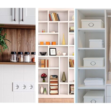 50x Einlegeboden Halter, L Form Bodenträger für Einlegeböden ...