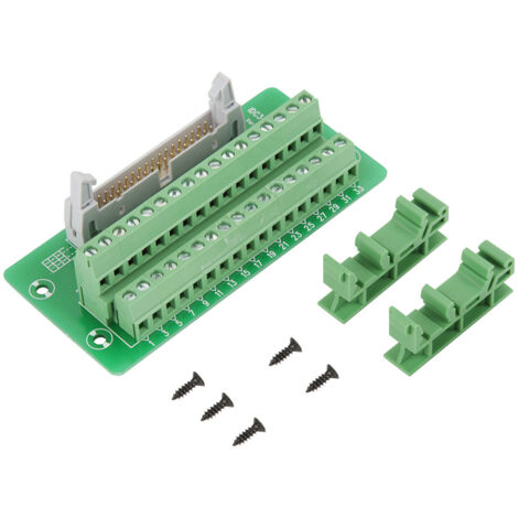 IDC34P 34Pin Male Header Breakout Board Terminal Block Connector PLC ...