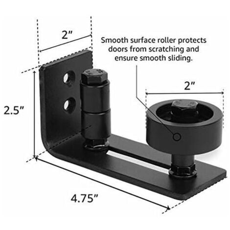 Riel de puerta corrediza de alta resistencia para puertas de granero ...
