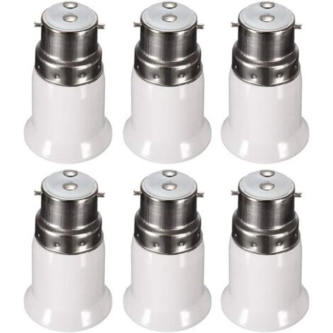B22 to E27 LED Bulb Adapter Socket, AC 230V, Conversion Adapters for ...