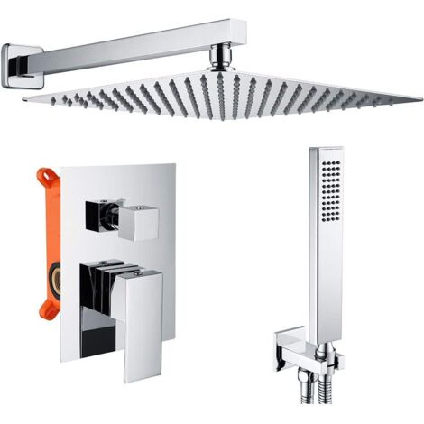Square Built-in Shower Column, Complete Built-in Shower Kit with ...