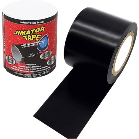 Black Waterproof Tape 2pcs Tape Waterproof Self Fusing Silicone Tape Insulating Tape and Sealing Strip Sealant that Sticks and Repairs Almost Anything