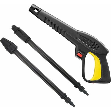 High pressure water gun with variable jet gun and rotating gun ...