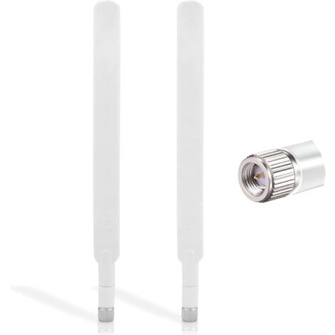 2 Stück SMA 4G LTE-Antenne SMA-Stecker Mobilfunk-WLAN-Antenne 10 dBi ...