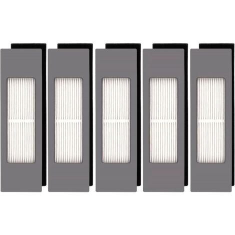 (5 Stück) HEPA-Filter für Ecovacs DEEBOT OZMO 920 950 T8 AIVI Max T9 T5 N5 N7 N8+ N8 Pro Plus ...