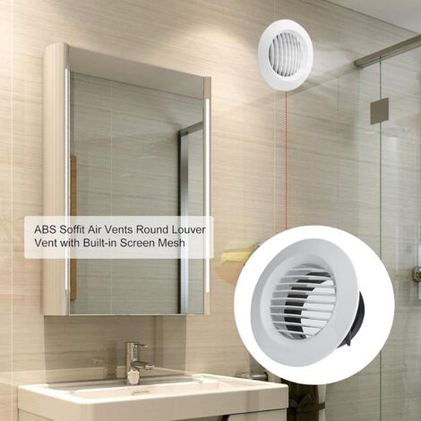 (75mm) Adjustable ventilation grille Round plastic ventilation grille ...