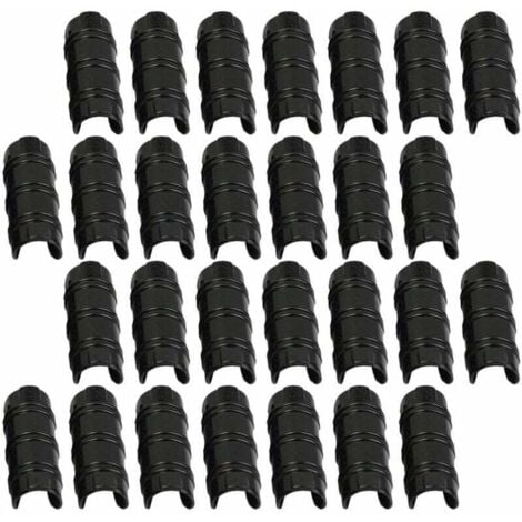 30pcs 32mm Greenhouse Clips, Pipe Clamps for Fixing Covers to Garden ...