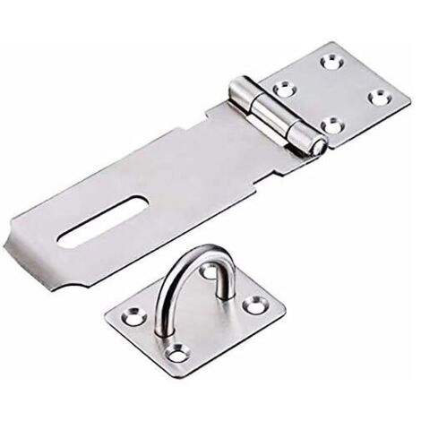 Stainless Steel Padlock Hasp, Heavy Duty Hasp and Staple with Screws ...