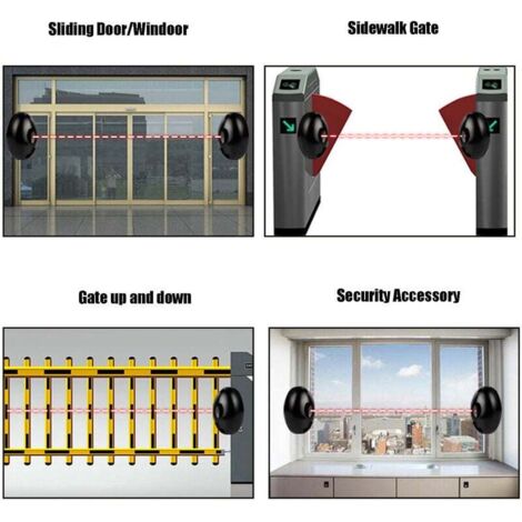 DC12-24V Infrared Photocell Beam Sensor Automatic Garage Door Shutter ...