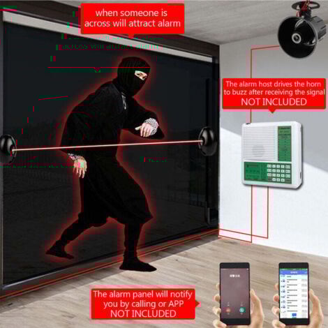 DC12-24V Infrared Photocell Beam Sensor Automatic Garage Door Shutter ...