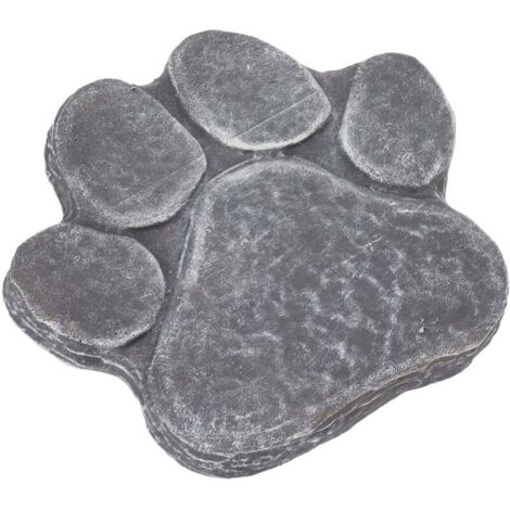 Paw Print Memorial Stone, Beautiful Calming Tombstone for Dogs, Durable ...