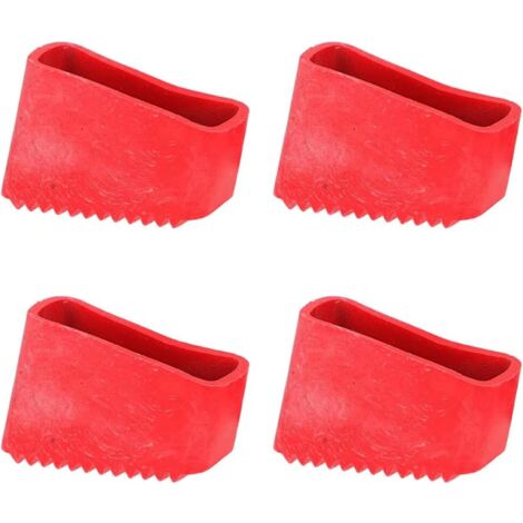 4 Pieces Ladder Foot Covers, Rubber Ladder Feet, for Stairs Non-Slip ...