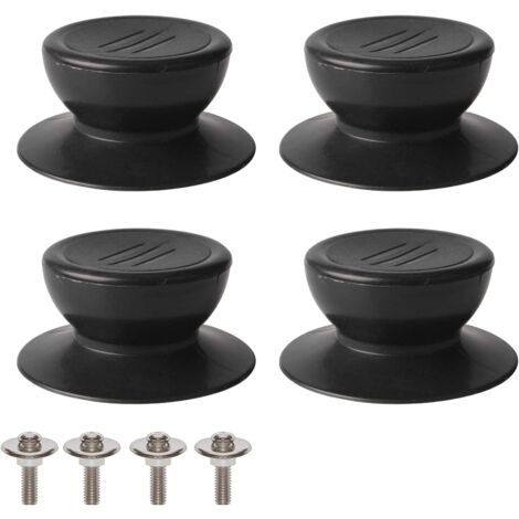 4pcs Lid Knob, Universal Kitchen Lid Replacement Knob, Glass Lid, Glass ...