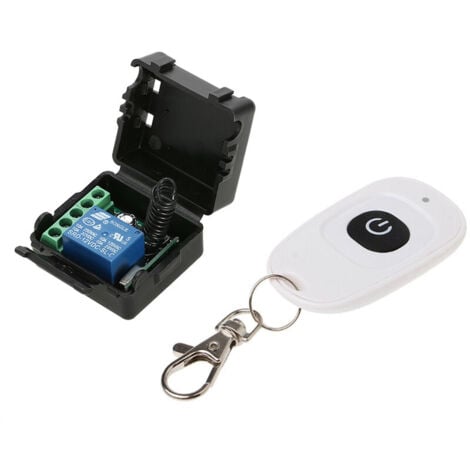 Smart Home 433Mhz DC 12V 1CH Wireless Remote Control Relay Receiver ...