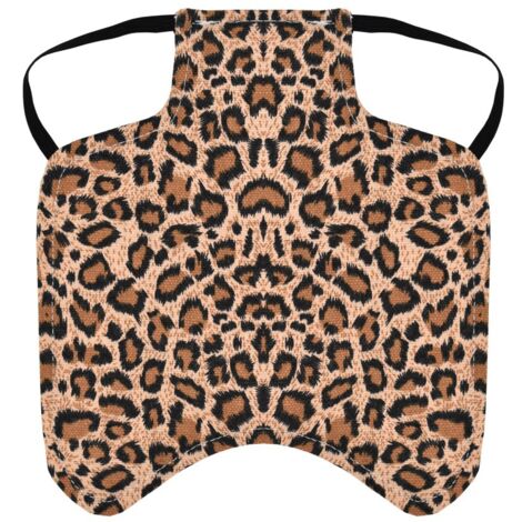 Chicken Clothes (Leopard Print), Poultry Feather Protection Jacket ...