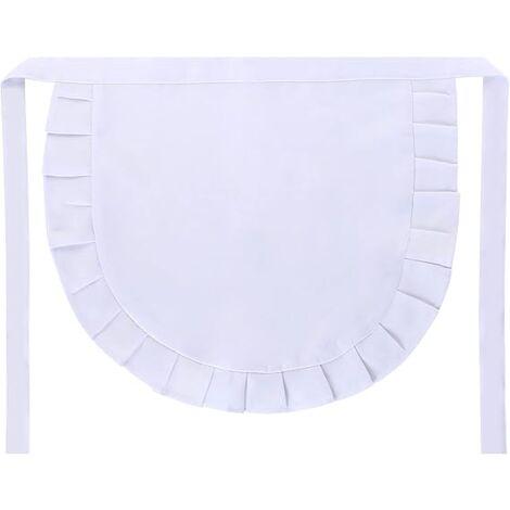 Girl Cosplay Apron Waist Tight Costume Chidrn White Half Apron Kitchen Favors Also For Kids Apron