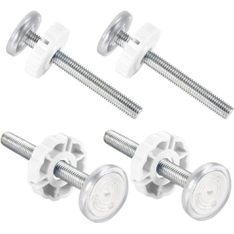 White , Child Safety Gate 4pcs M10 Threaded Rod for Baby or Pet Gate ...
