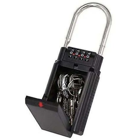 1PCS Key Box, Black Coded Key Box, Storage Combination Safe, Secure ...
