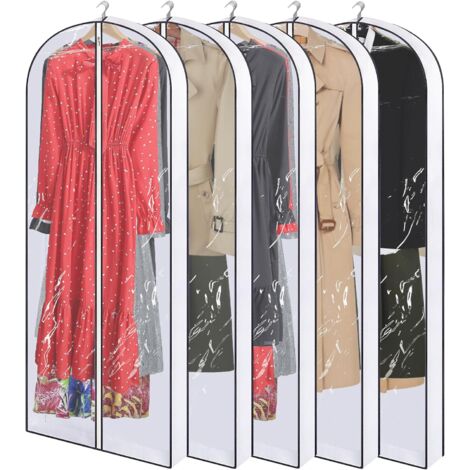 Other Storage Garment Covers, 5 Pack Dustproof Suit Cover with Zip and ...