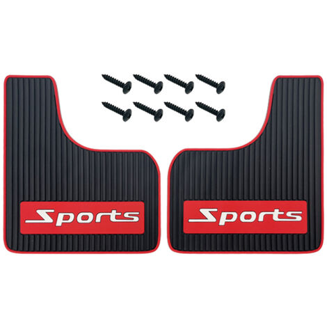 2 Pieces Car Mudguard Universal Rubber Mudguard Soft Crash-Free Front ...