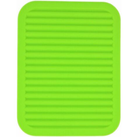 2 Pack Green Silicone Trays for Hot Plates and Pans, Hot Pads for ...