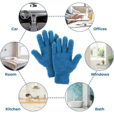 Microfiber cleaning gloves store