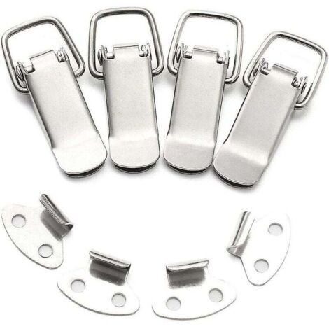 6 Packs Stainless Steel Spring Loaded Toggle Latch Hasp Clasp Clamp ...