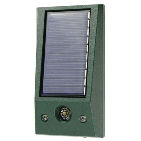 Outdoor Ultrasonic Animal Pest Dog Mouse Bird Cat Cockroach Solar ...