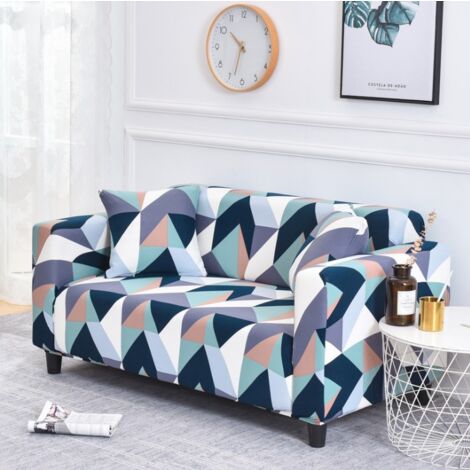 2 Seater Sofa Cover 145-185cm Sofa Cover with Armrests Modern Universal ...