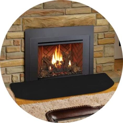100x150cm Fireproof Fiberglass Fireplace Mat for Indoor Fireplace Stove ...