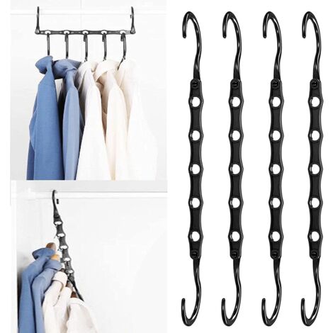 Magic Hangers, 8 Space Saving Hooks, Multifunctional Vertical ...