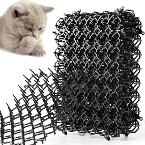 Anti-Cat with Spikes, 12 Pack Anti-Cat Mats with Spikes, Outdoor Cat ...