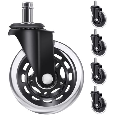 Office Chair Casters, 11x22 mm Office Chair Caster Smooth and Quiet ...