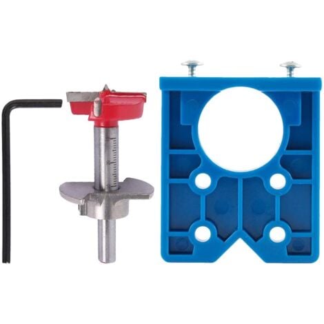 35mm Concealed Hinge Drilling Jig Hinge Jig Hole Guide Bit Boring Jig ...