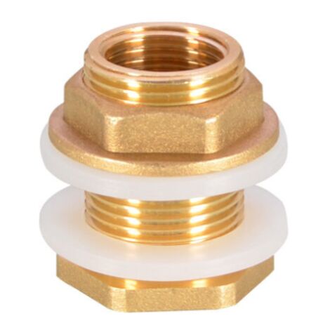 4Pcs G3/4 Brass Water Tank Water Pipe Fitting Adapter Faucet Rain ...