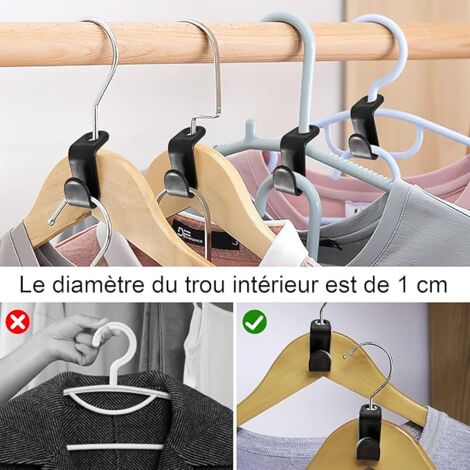Stackable hangers clothing store