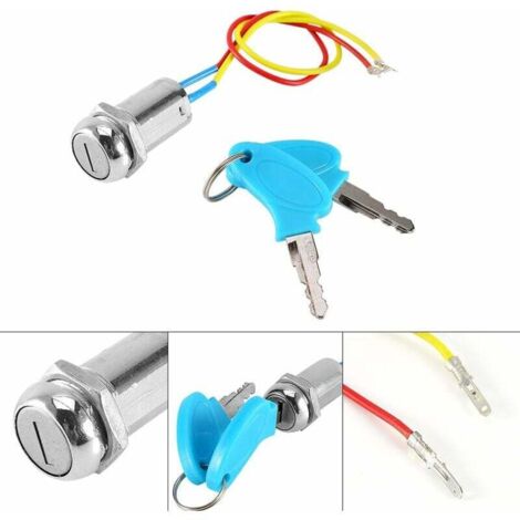 Electric Scooter Ignition Switch 2 Pin Key Switch Starter Switch ...