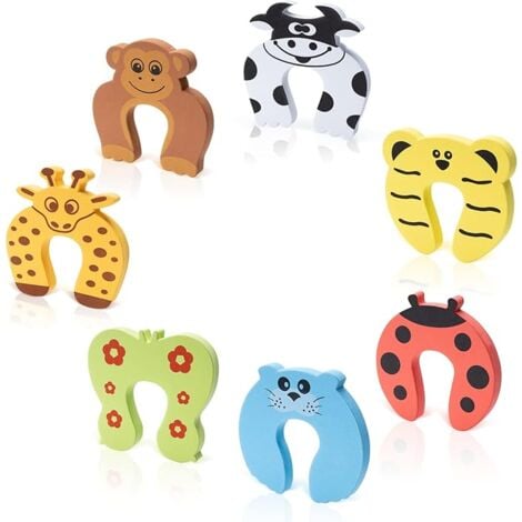 7pcs , Anti Pinch Door Stop Finger Protector Door and Window Stopper ...