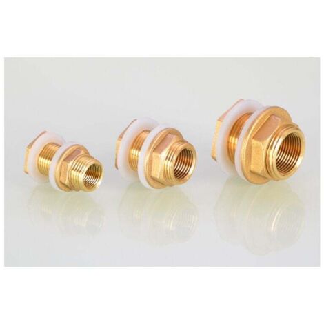 4Pcs G1/2 Brass Water Tank Water Pipe Fitting Adapter Faucet Rain ...
