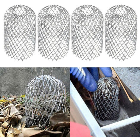 4Pcs Metal Gutter Guard for Gutters Protects Gutter Downspouts from ...