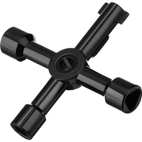 Way Key, 4 in 1 Radiator Key Multifunctional Zinc Alloy Radiator Bleed ...