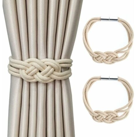White total length 55 cm Magnetic Curtain Rod Simple Style Buckle Curtain Rod Curtain Decoration