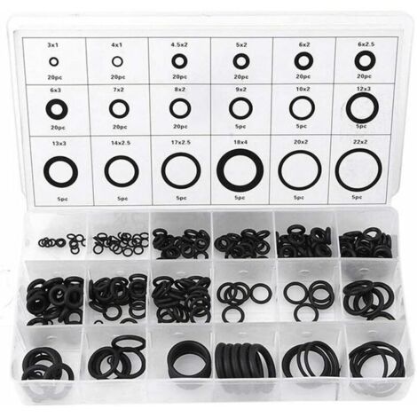 O-Ring 225Pcs 18 Size Rubber Gasket O-Ring Combo Set for Car Vehicle ...