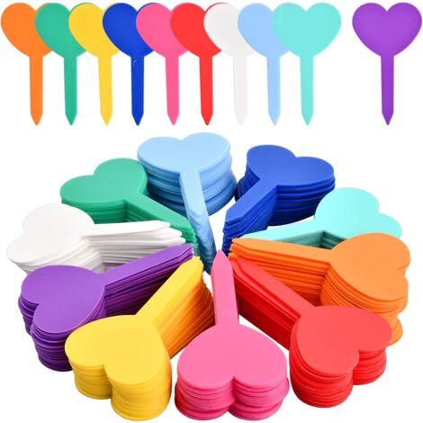 100 Plant Labels, Outdoor Garden Labels, Multicolored Vegetable Garden ...