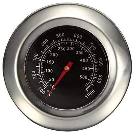 Stainless Steel Barbecue Thermometer, BBQ Grill Barbecue Thermometer with Probe