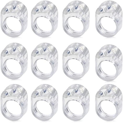 Set of 12 Transparent Door Handle Stop PVC Door Stop Door Stop Diameter ...