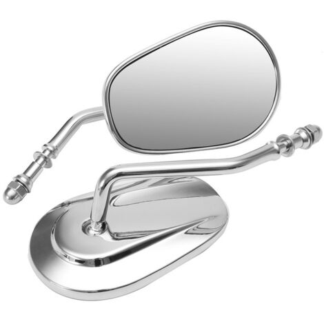 Motorcycle Mirrors Compatible with Harley Mirrors Premium Full Metal ...
