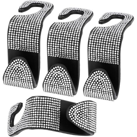 Red Car Seat Hooks 2 Pcs Car Headrest Hook Car Storage Hook for Hanging Clothes Handbags